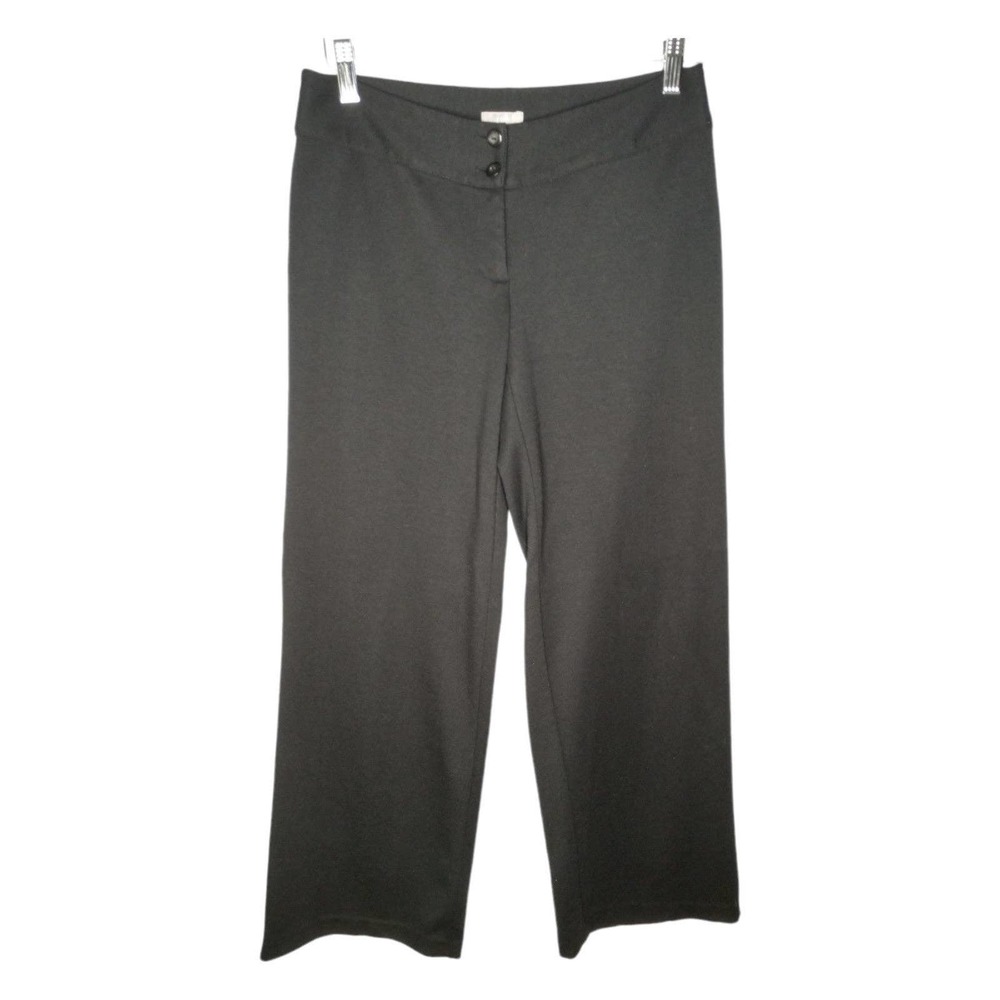 J. Jill Ponte Knit Full Leg Pant Stretch Size 6 P - Gem